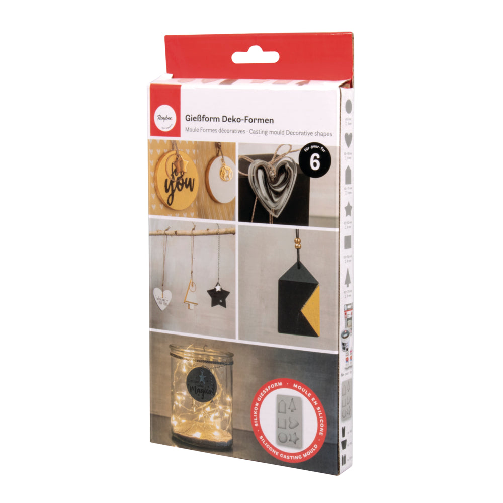 Silikonform Deko-Formen (Rayher) – Moon & Colors