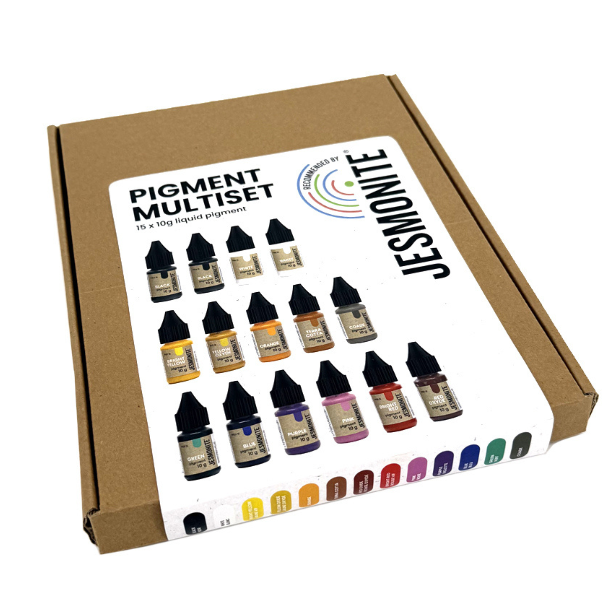 Jesmonite Pigment: 15x10g Color Komplett Set – Moon & Colors