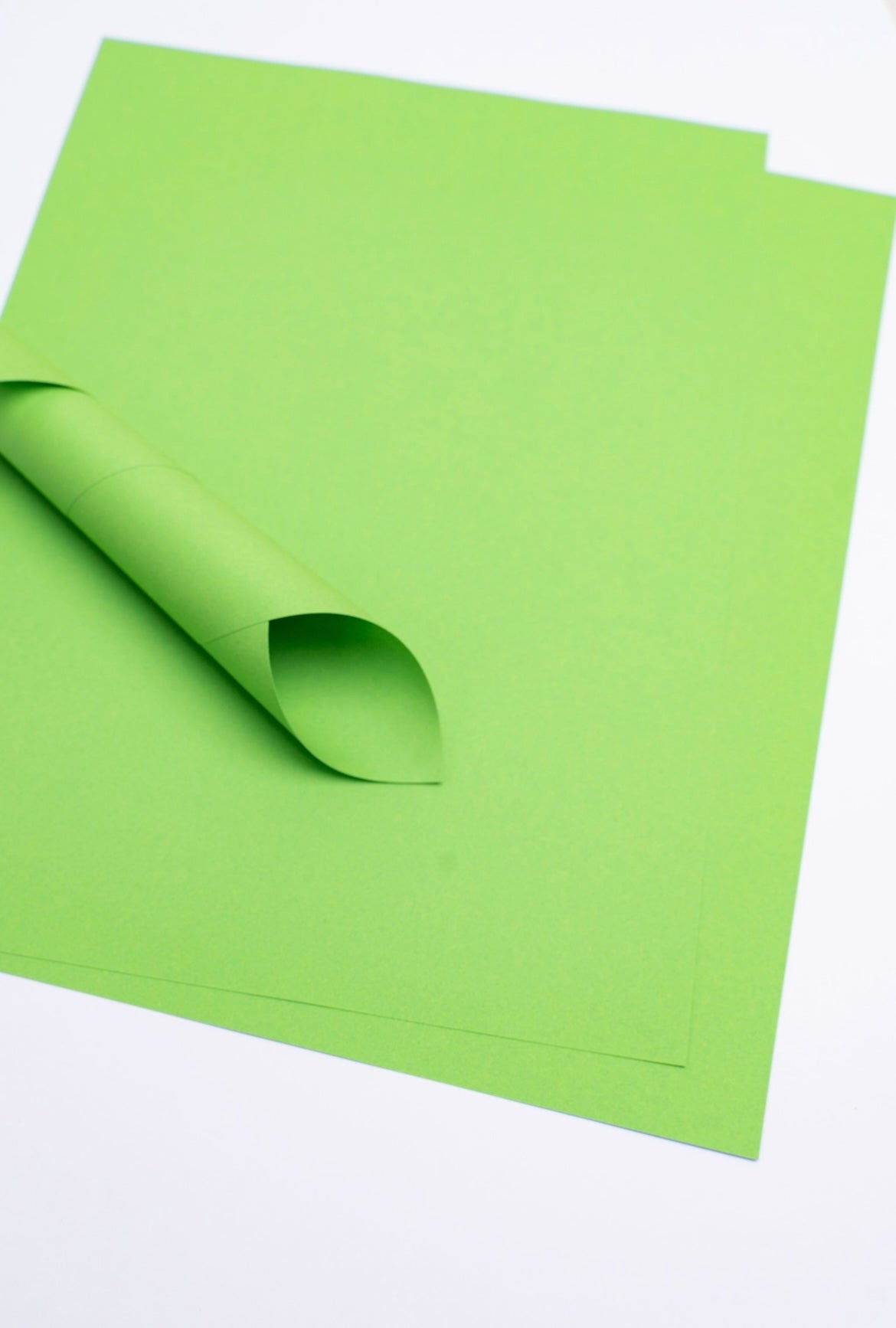 Construction paper A4 - grass green